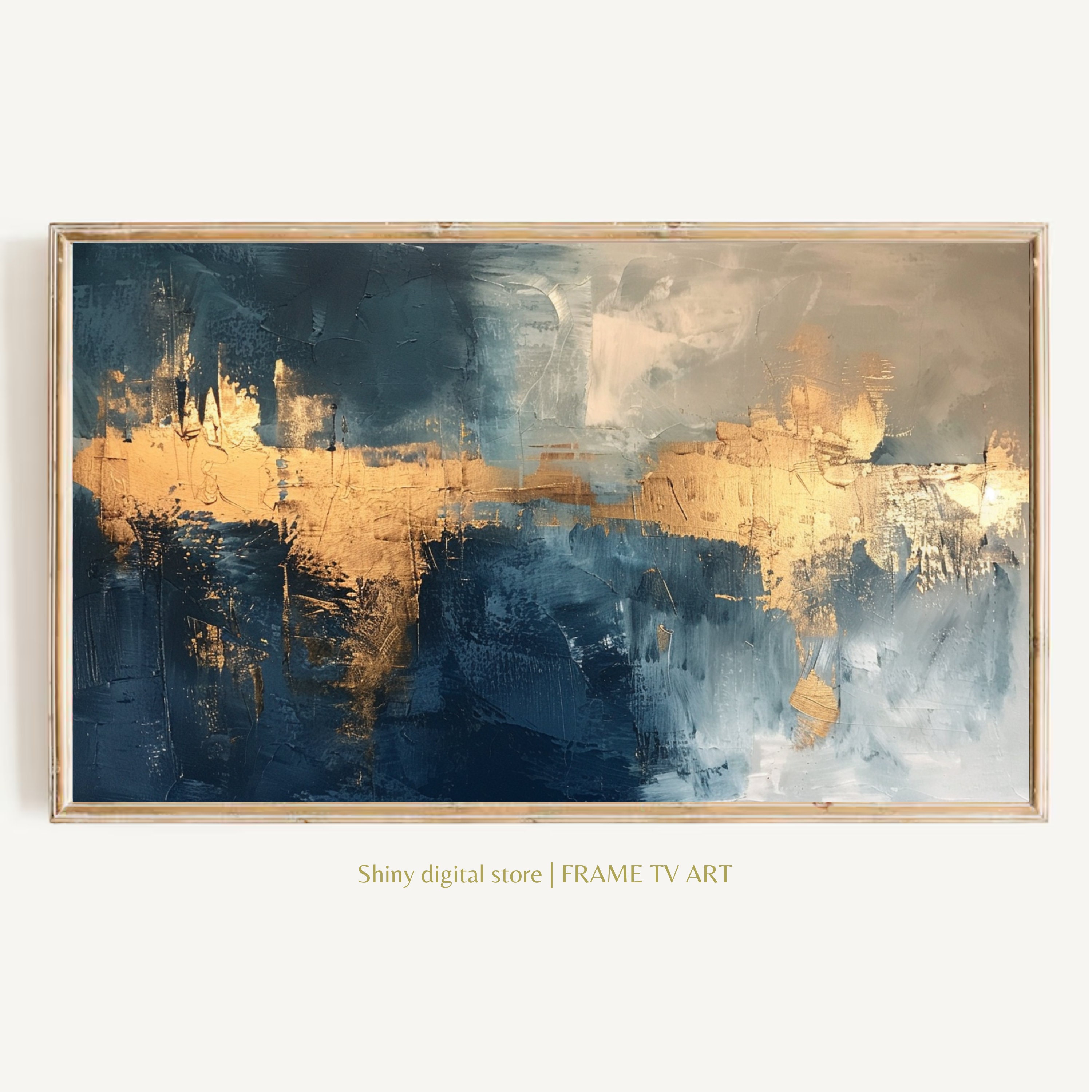 Texture Frame Tv Art | Samsung Frame TV Art | Modern Abstract Oil ...