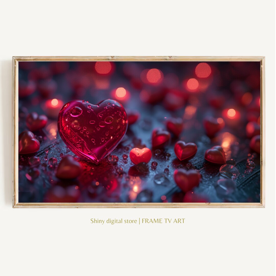 Valentine's Day Frame TV Art File |love in Frames |heart Felt ...