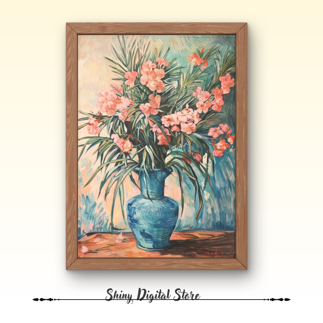 Vincent Van Gogh oleanders Printable Famous Art Prints. Instant ...