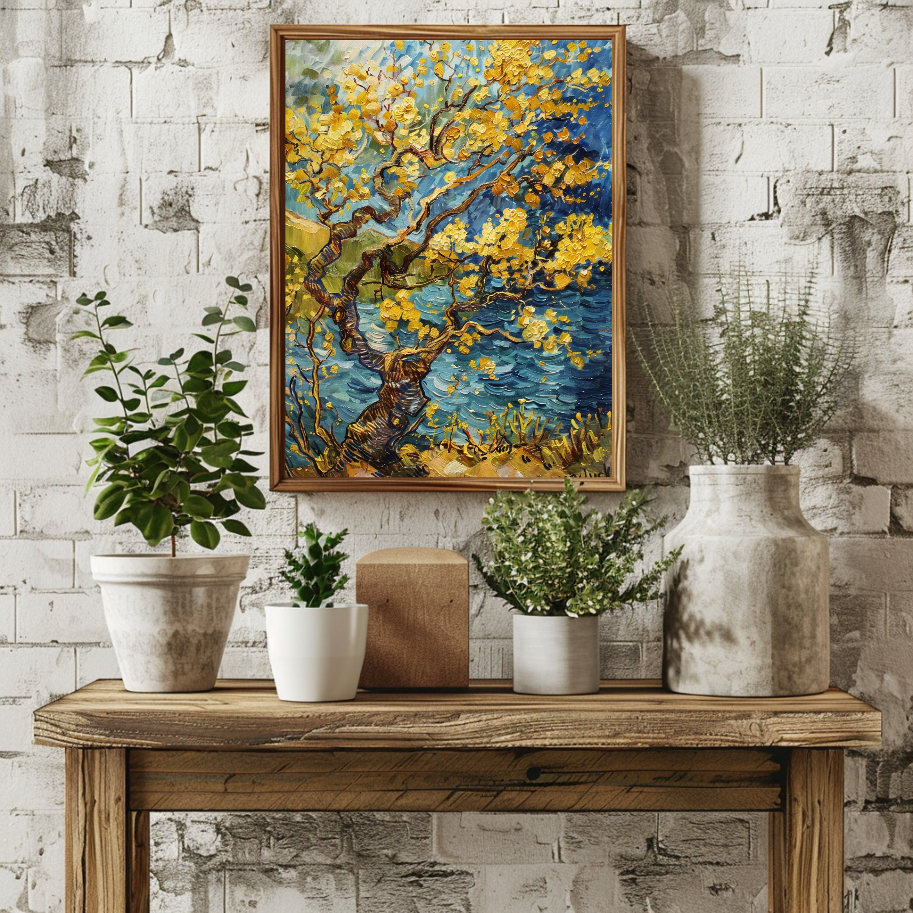 Vincent Van Gogh Tree Paintings , Printable Wall Art, Van Gogh Print ...