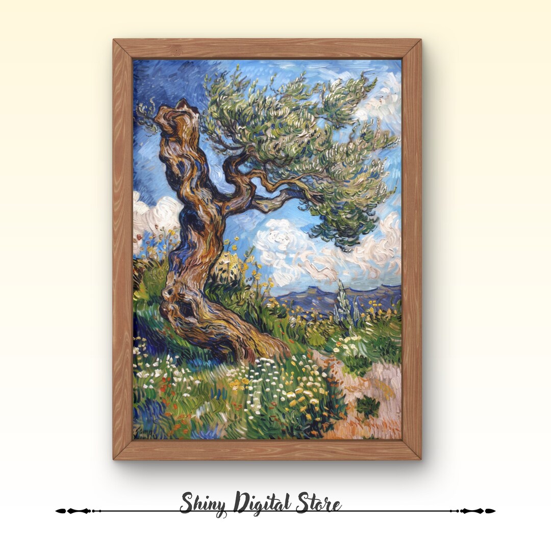 Vincent Van Gogh Tree Paintings , Printable Wall Art, Van Gogh Print ...