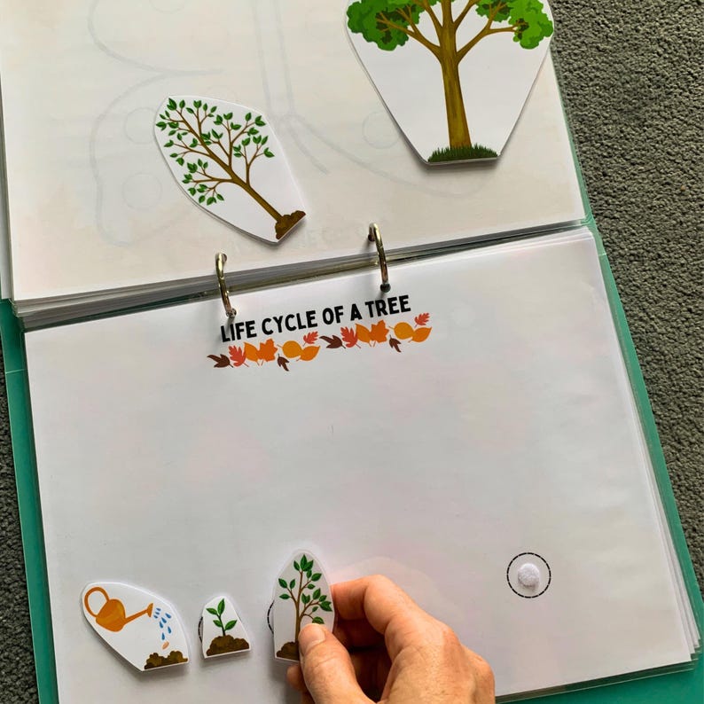 Fall Busy Book Printable. Toddler Learning Binder. Preschool Montessori ...