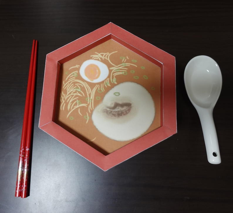 Papercraft Ramen Bowl Template! DIY 3D Low Poly Home Decor Dish ...