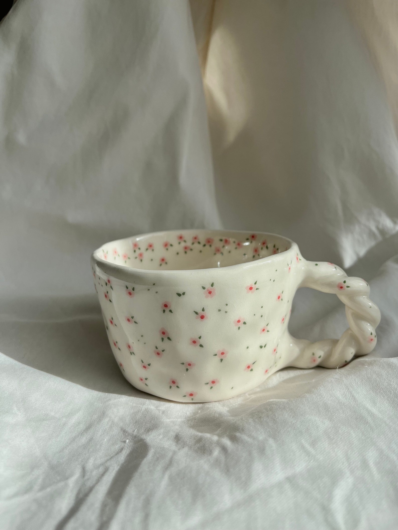 Spring Mug handmade Ceramic Mug, Coffee Cup, Gift for Her, Handmade ...