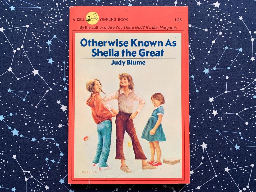 Otherwise Known as Sheila the Great by Judy Blume - Etsy