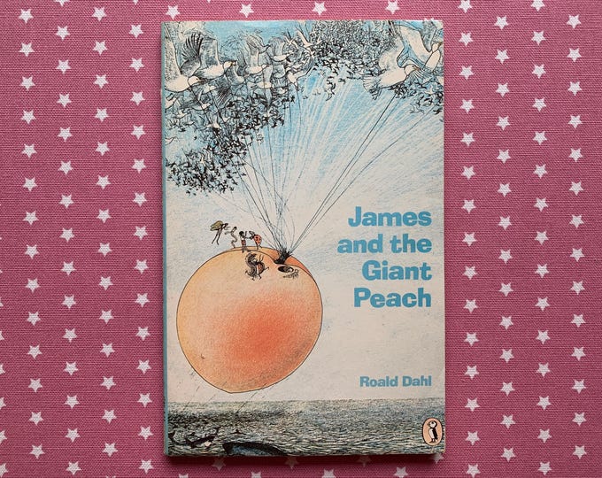 James and the Giant Peach by Roald Dahl - Etsy
