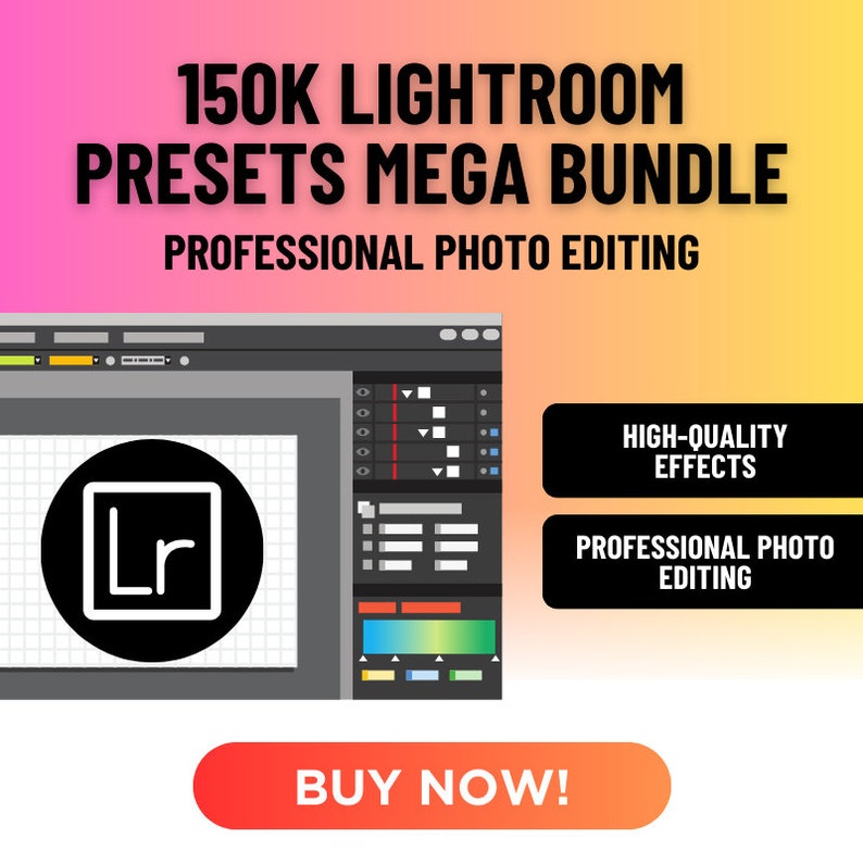 50K Lightroom Presets Mega Bundle Professional Photo Editing Photoshop Lightroom Photo Edit ...