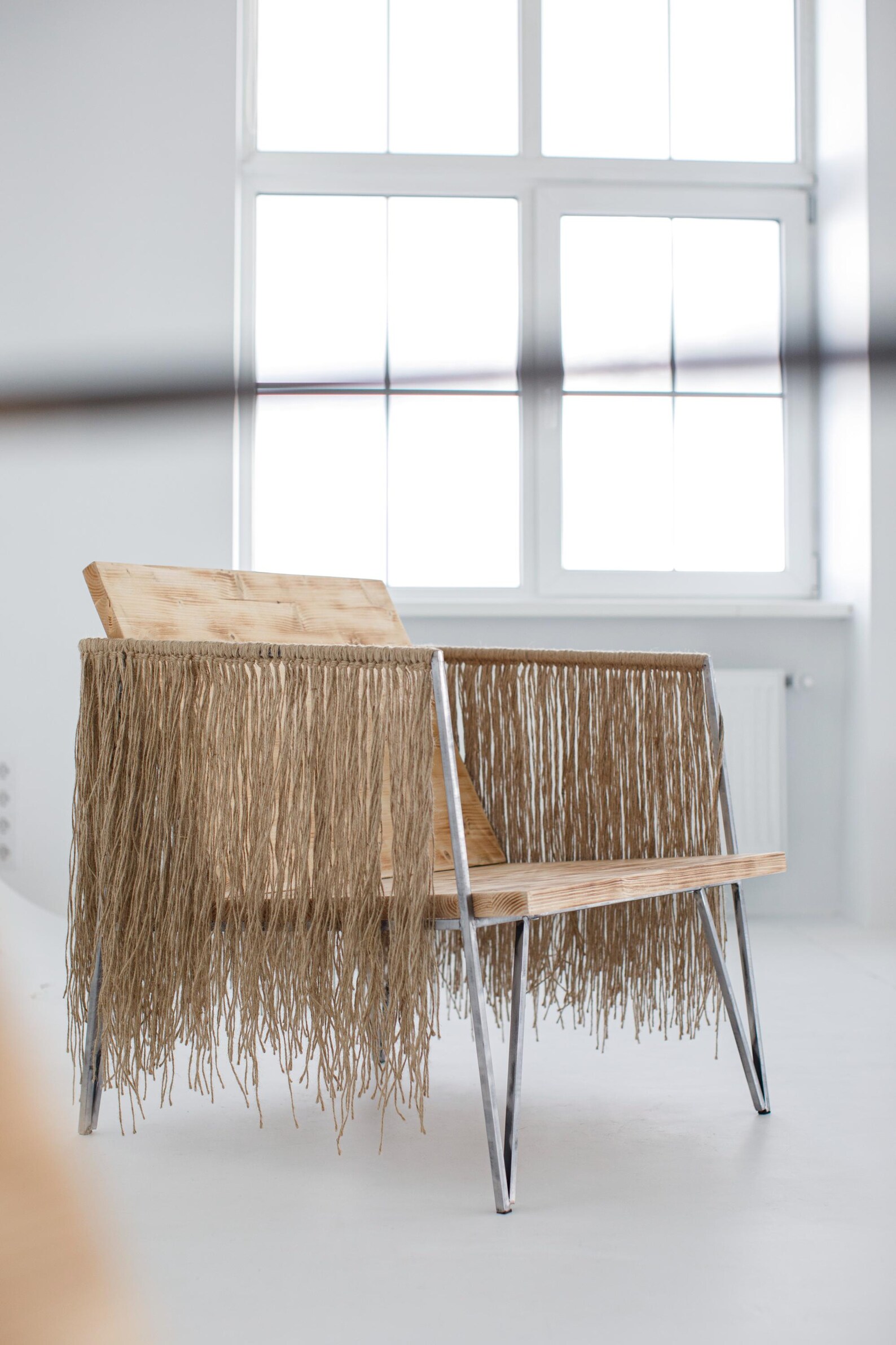 Timber Fringe Natural Armchair - Etsy