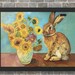Printable Vintage Bunny, Flower Garden Rabbit, Digital Art to Download ...