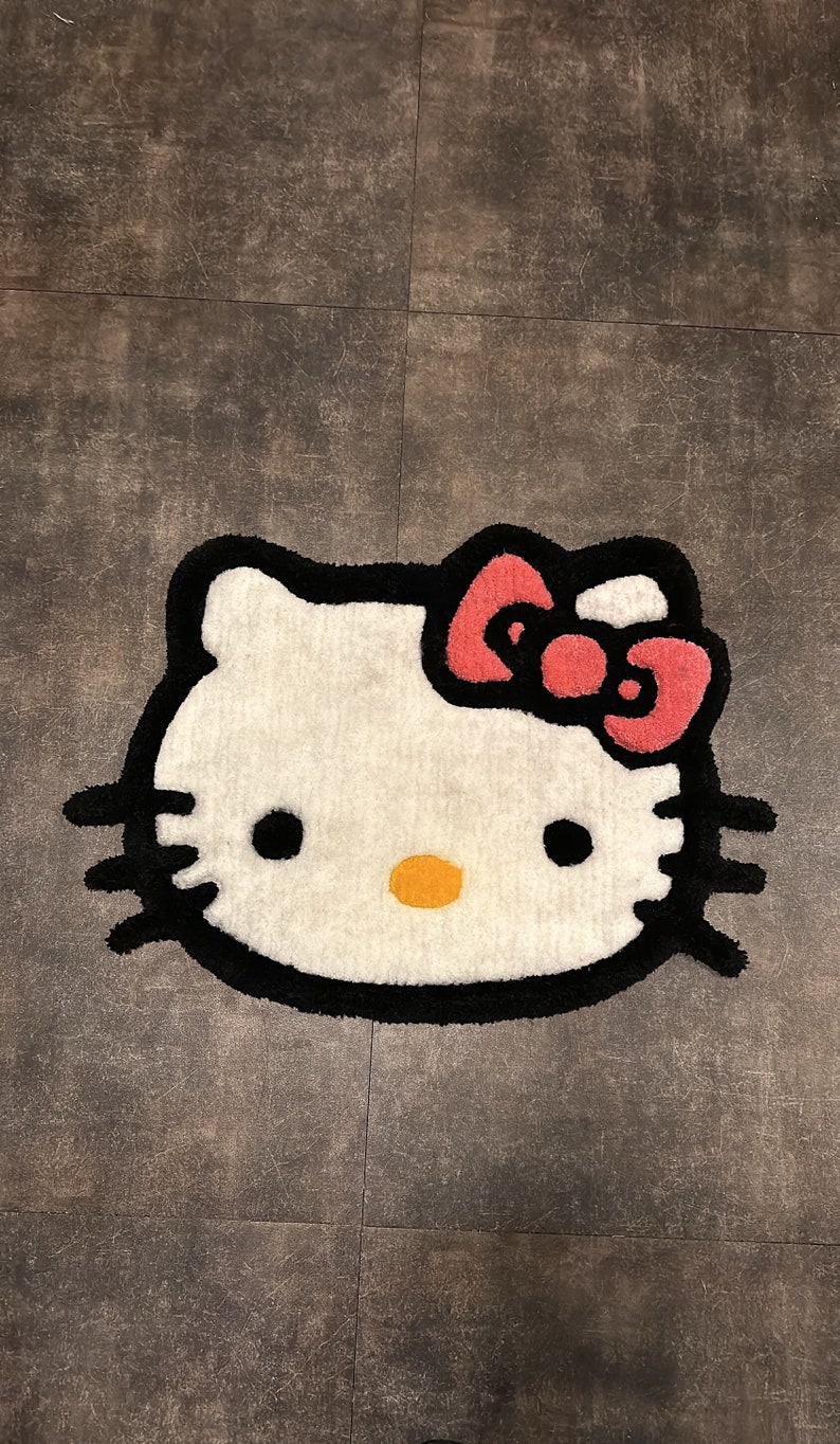 Hello Kitty Rug Cartoon Character Tufted Design Rugs Customized Anime ...