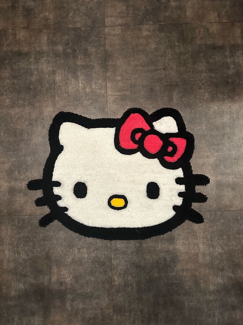 Hello Kitty Rug Cartoon Character Tufted Design Rugs Customized Anime ...