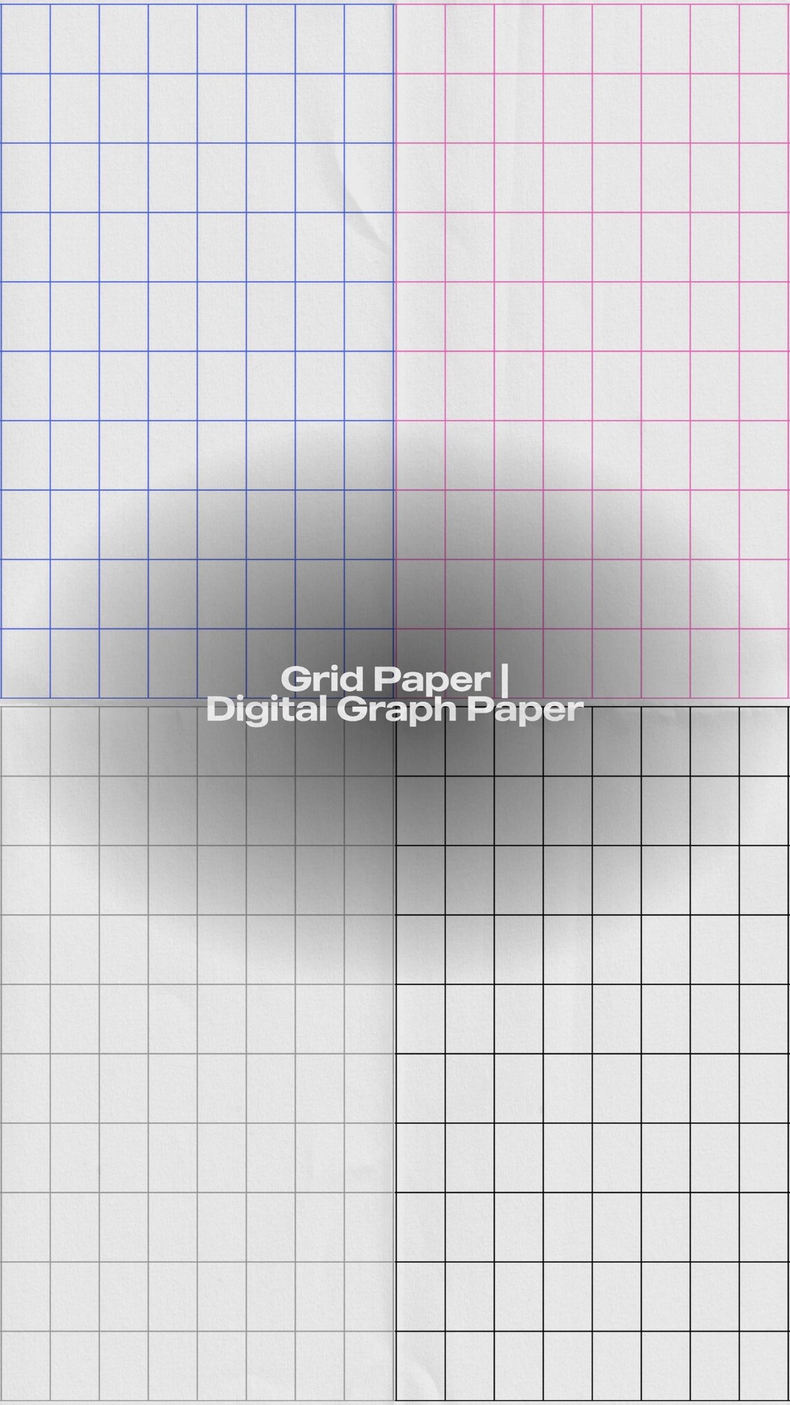 Grid Paper | Digital Graph Paper | Printable & Digital Template for ...