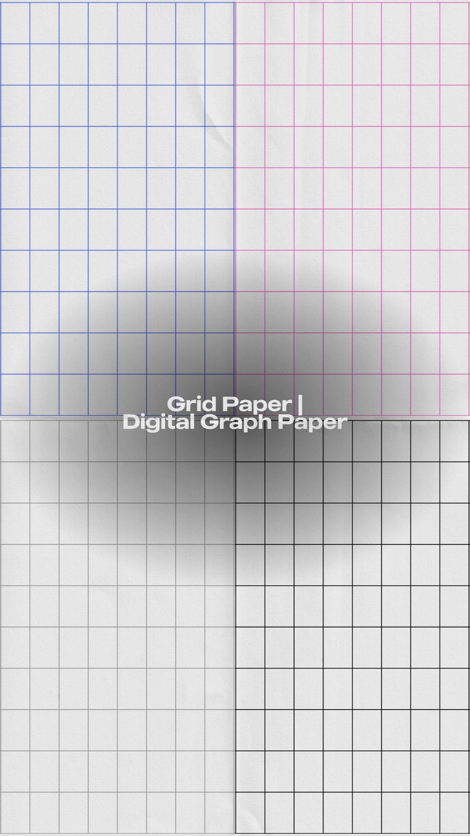 Grid Paper | Digital Graph Paper | Printable & Digital Template for ...