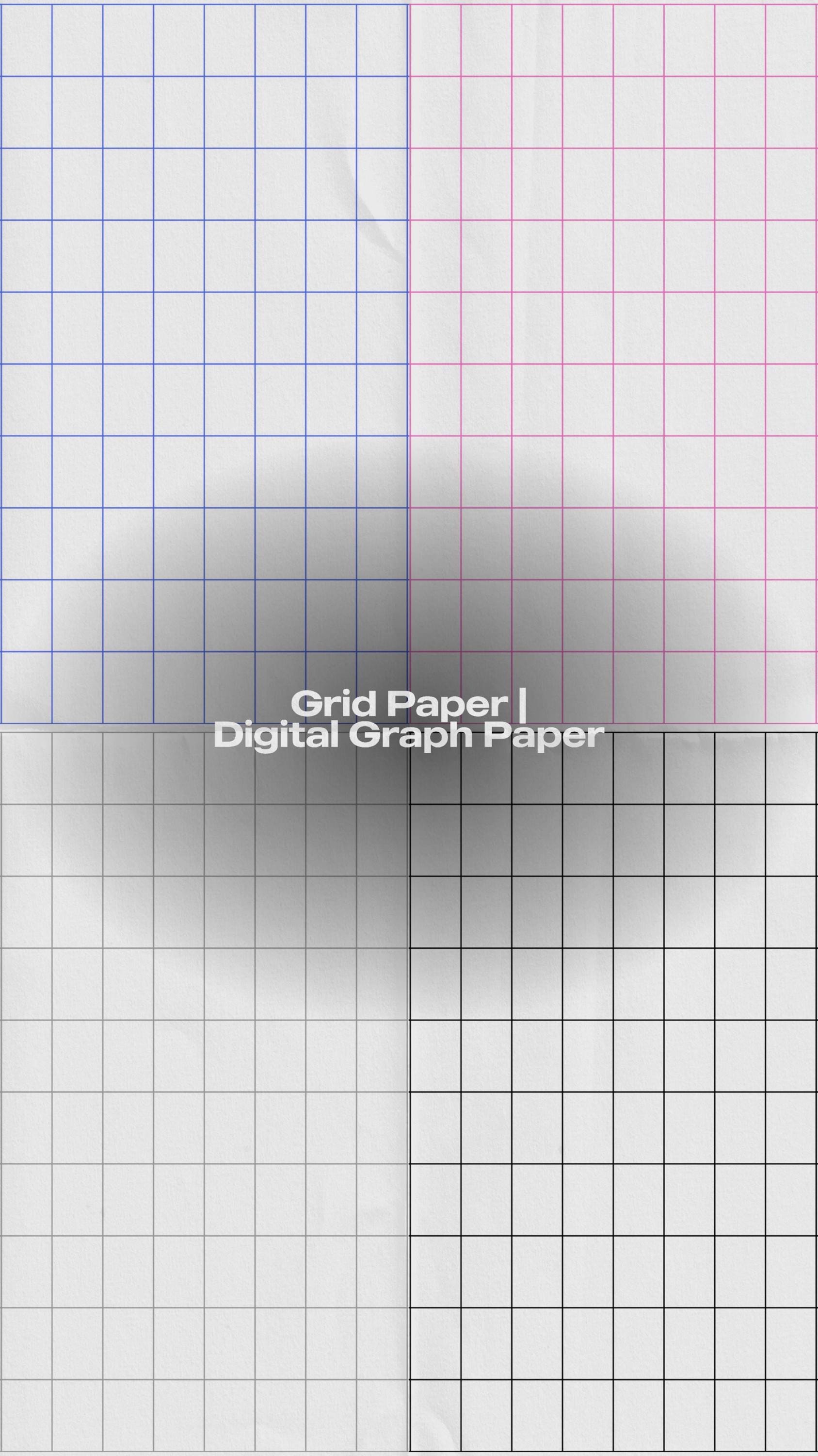 Grid Paper | Digital Graph Paper | Printable & Digital Template for ...