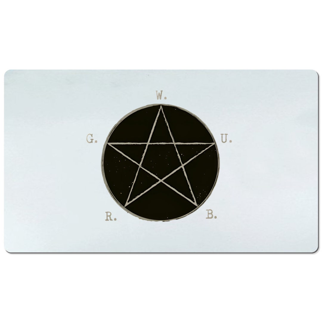 Know Your Colors Magic: Tg Card Color Identities Neoprene Game Mat ...