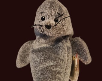 Ty Slippery the Gray Seal Beanie Baby - Etsy