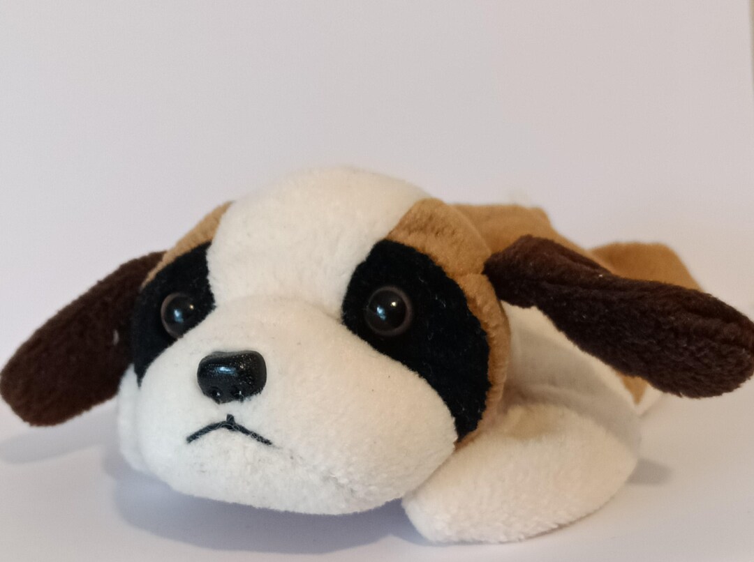 Vintage Ty Bernie the St. Bernard Plush Stuffed Animal Collectible ...