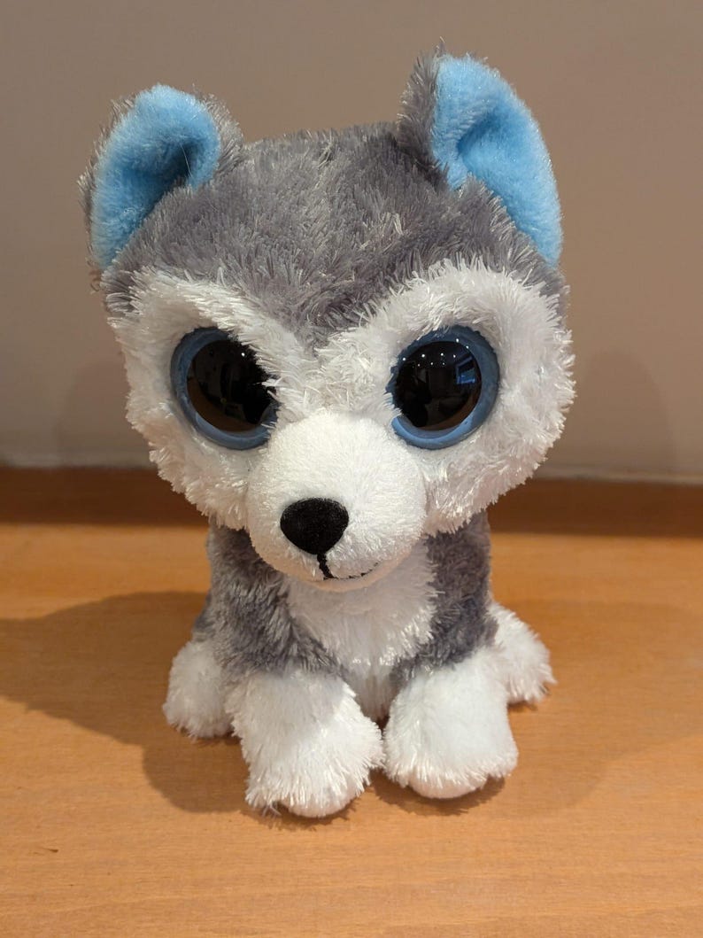 Ty Slush the Husky Beanie Boo. Solid Eyes - Etsy Australia