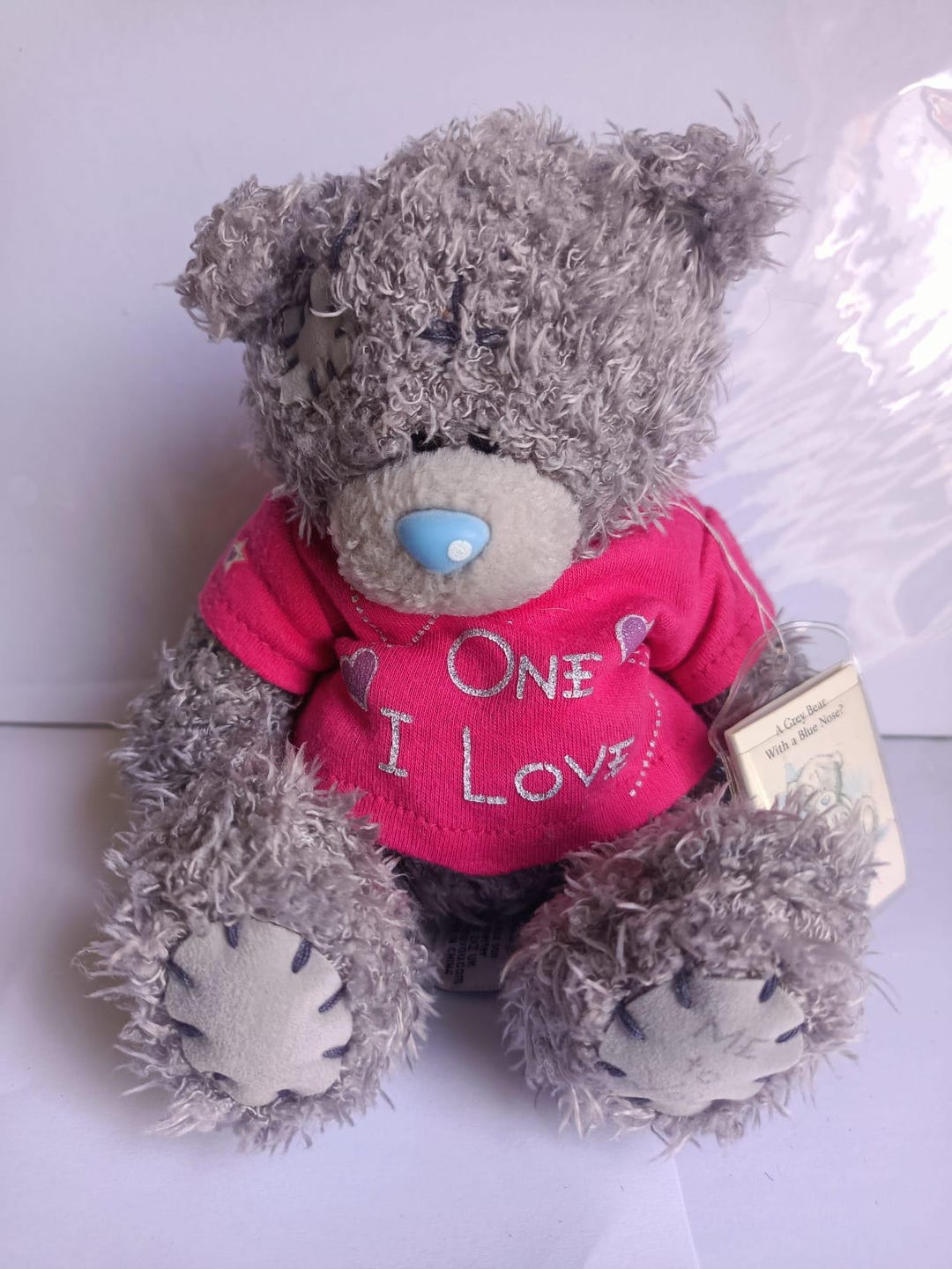 Me to You Tatty Teddy Bear. One I Love Pink T-shirt. 5.5" Plush - Etsy