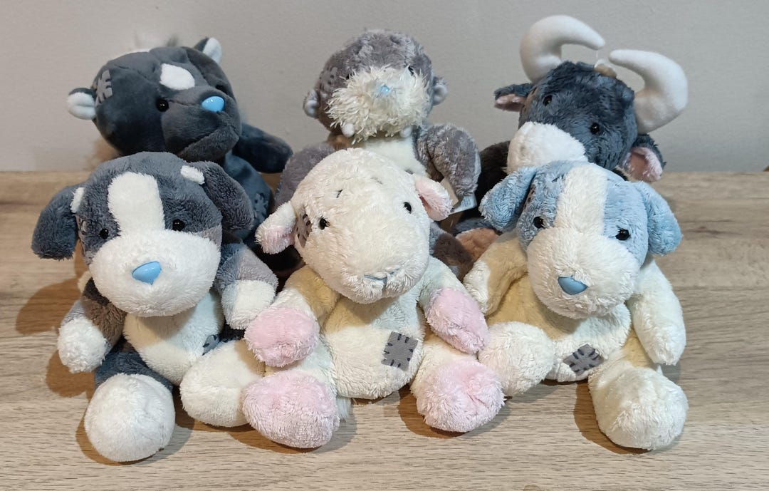 My Blue Nose Friends. Adorable 4" Plush Animals - Collection of Soft ...