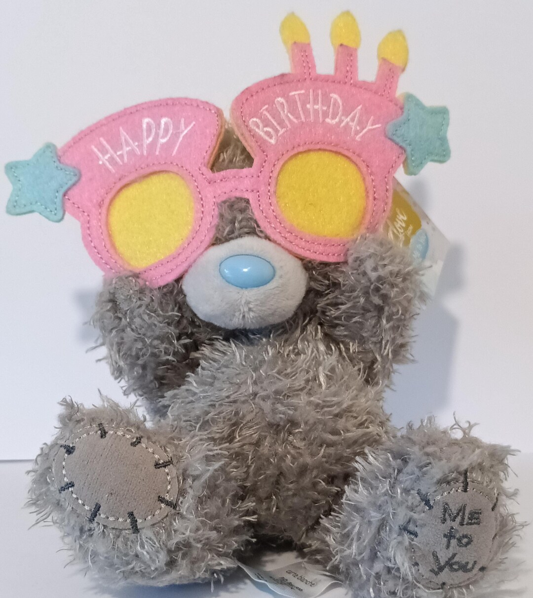 Adorable Me to You Tatty Teddy Bear With Birthday Glasses - 5.5" Plush ...
