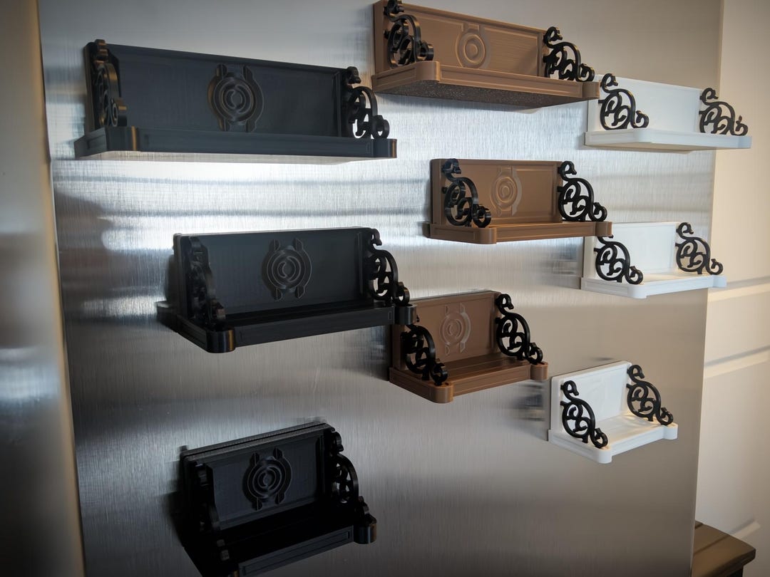 Mini Bookshelf MAGNETS | 3d-printed Magnetic Bookshelf Displays ...
