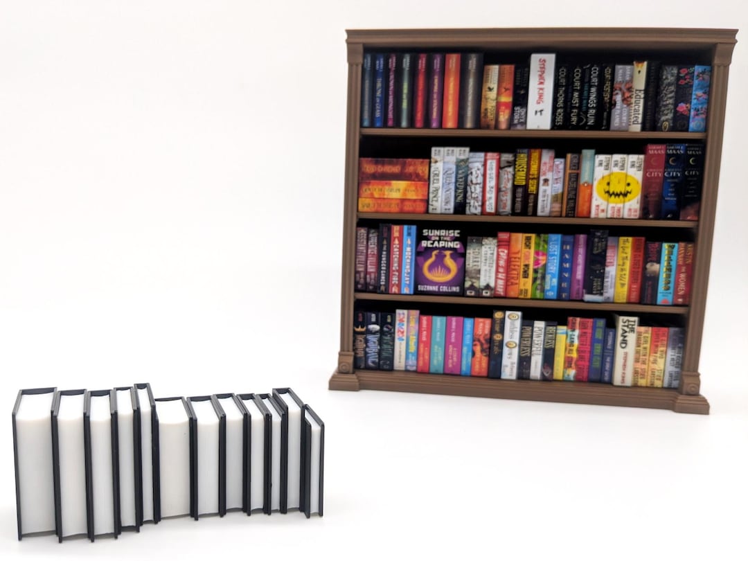 Miniature Book Blanks | 3D Printed Custom Mini Library Set | FREE Cover ...