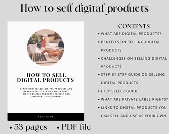 Beginners Guide to Selling Digital Products How to Sell Digital Products on Social Media Passive ...