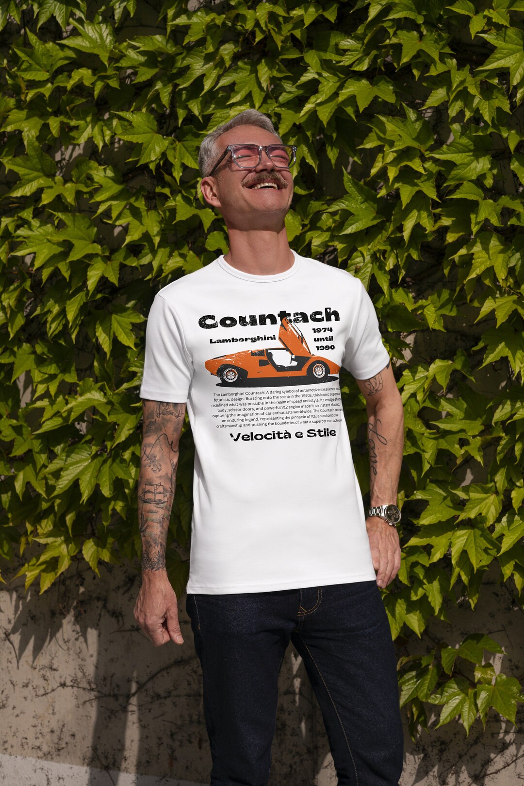 Countach Legacy: Lamborghini's Iconic Supercar Tee V12 Classic Shirt - Etsy