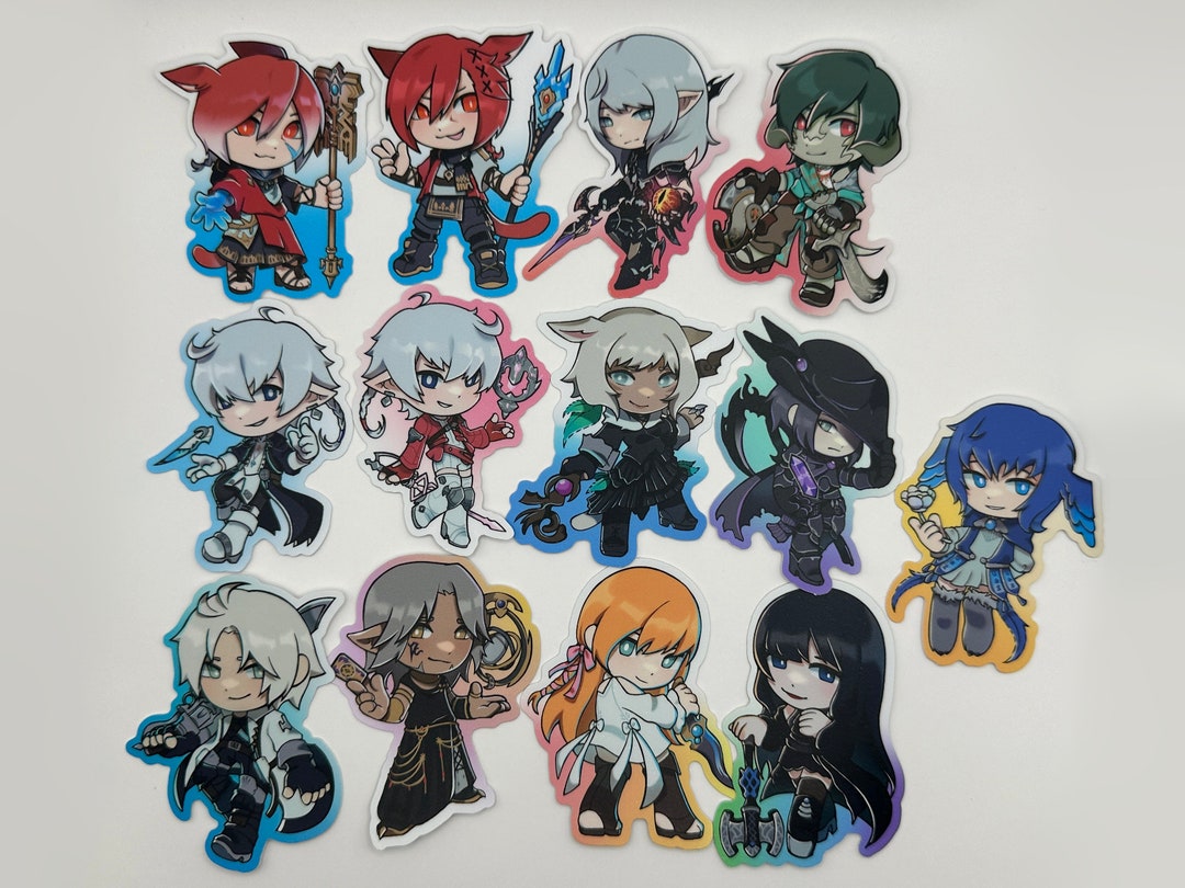 FFXIV NPC 2.5 Stickers - Etsy