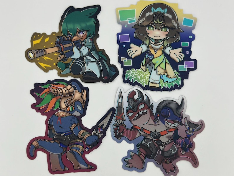 FFXIV NPC 2.5" Stickers - Etsy