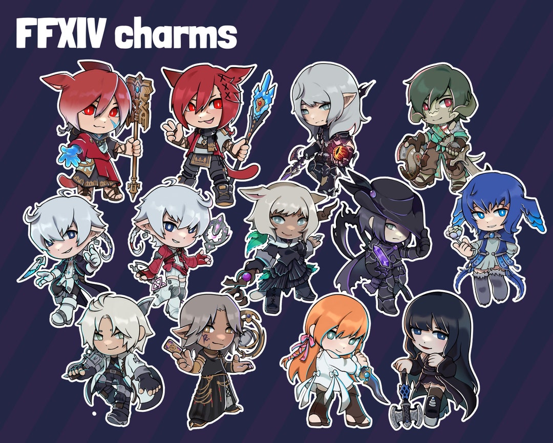 FFXIV NPC 2.5 Charms - Etsy