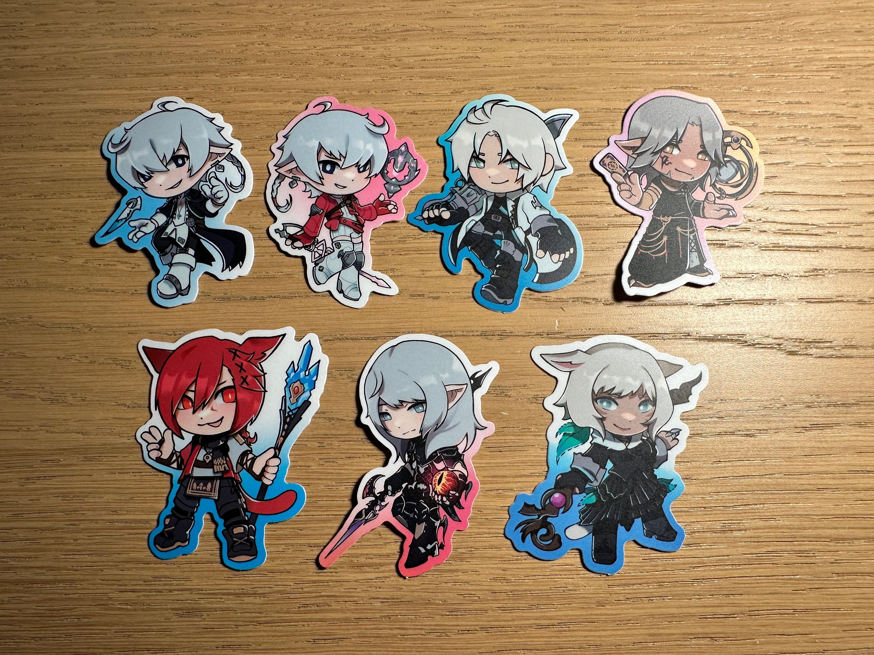 FFXIV NPC 2.5" Stickers - Etsy