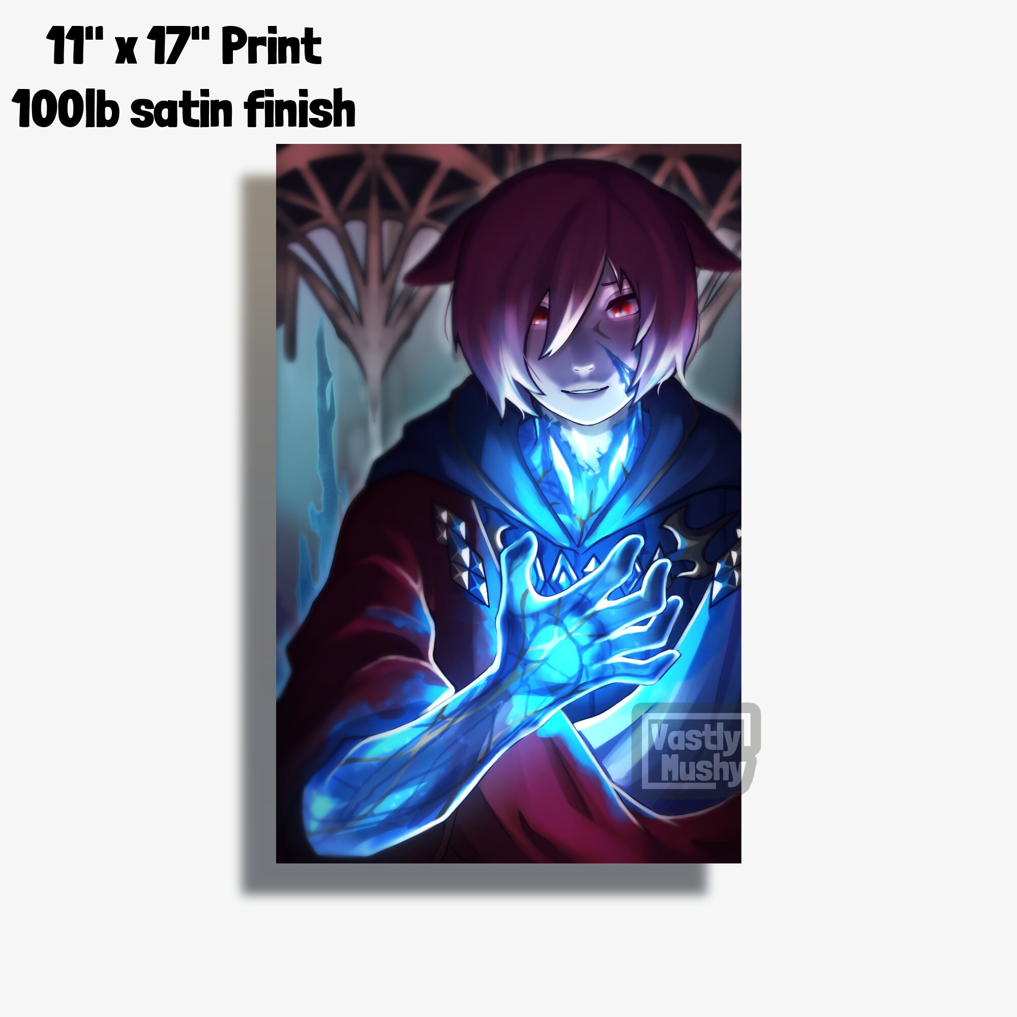 FFXIV Crystal Exarch Holo Print blue - Etsy