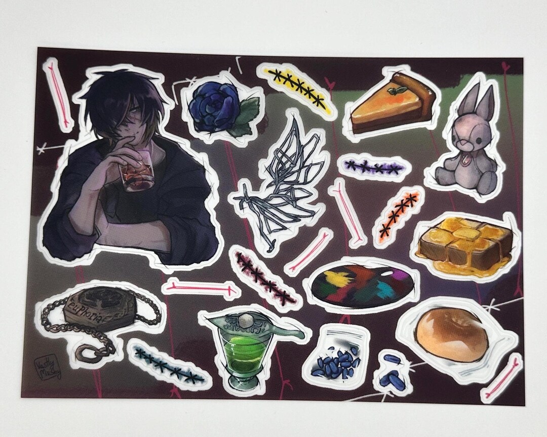 Slow Damage Towa Sticker Sheet - A6 - Etsy