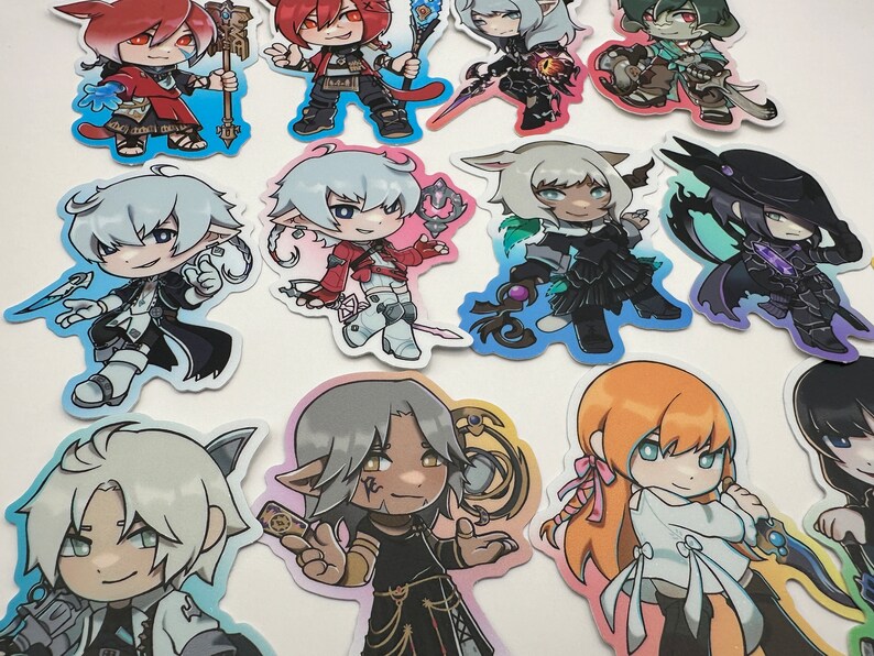 FFXIV NPC 2.5 Stickers - Etsy