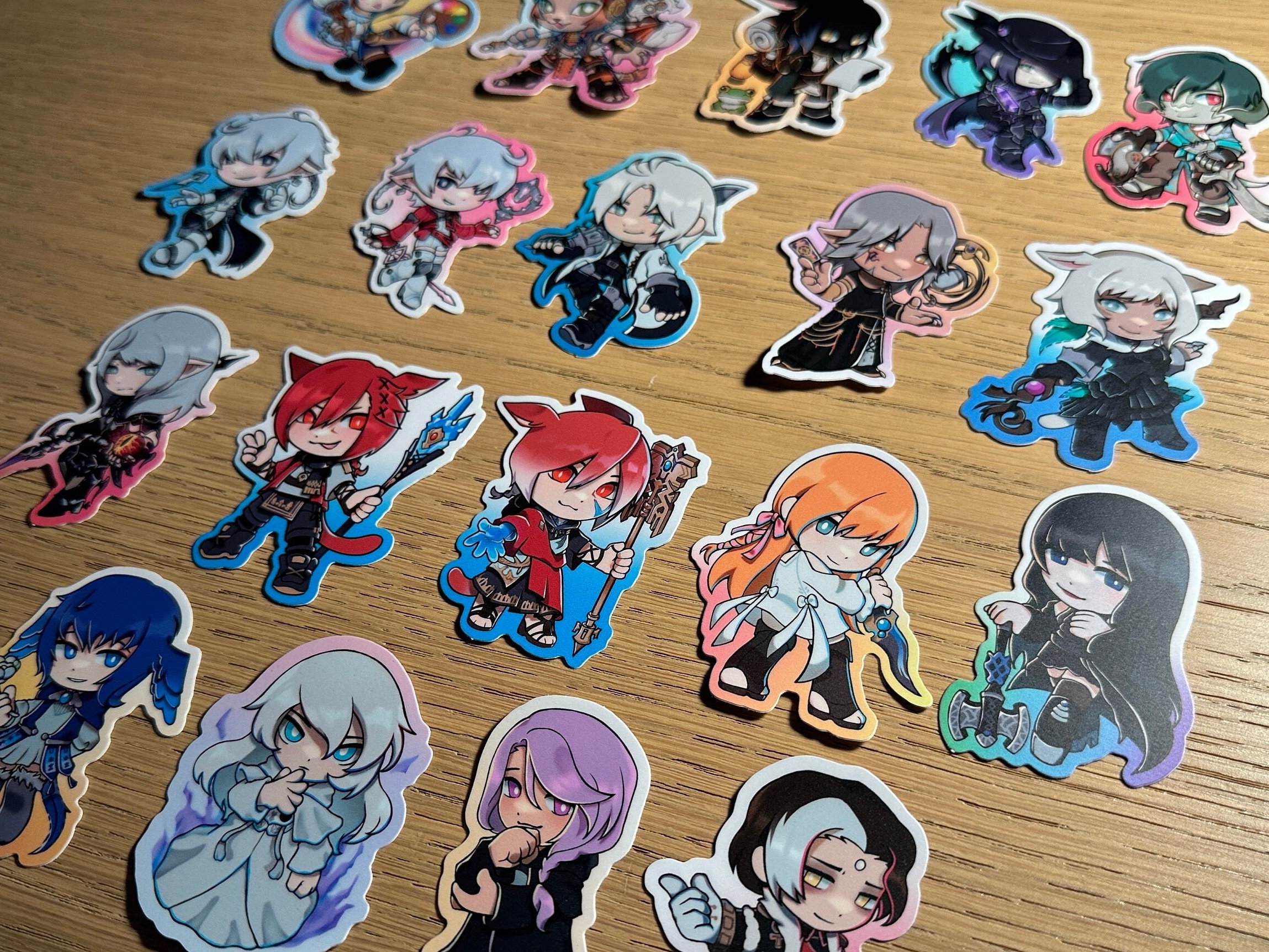 FFXIV NPC 2.5" Stickers - Etsy