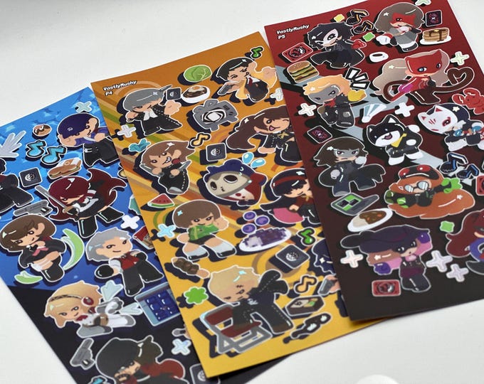 Persona Sticker Pages - Etsy