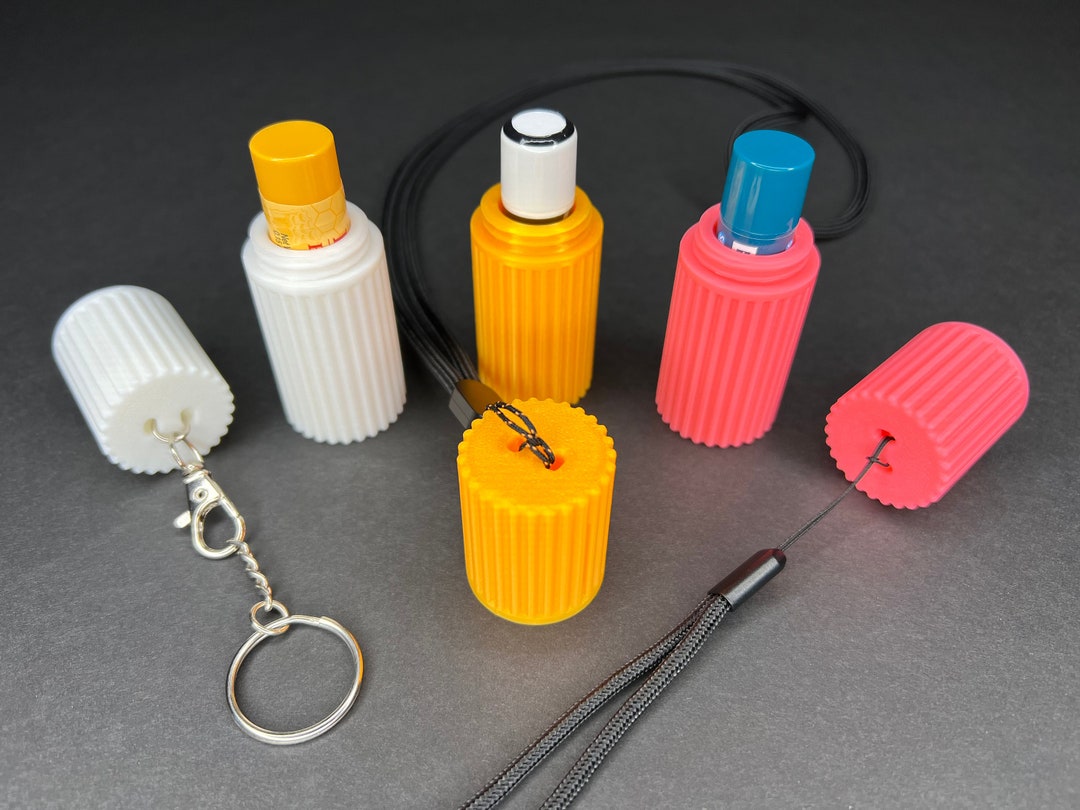 Chapstick Case, Lip Balm Holder, Keychain, Necklace, Burt's Bees Wrist ...