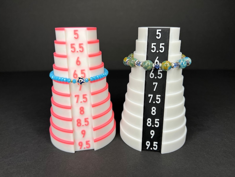 Bracelet Step Sizer and Display Stand, Jewelry Sizer, Jewelry Display ...