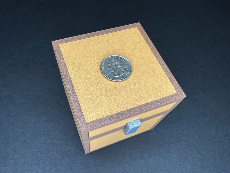 Minecraft Chest Inspired IRL Storage Chest, Gift for Minecraft Gamer ...