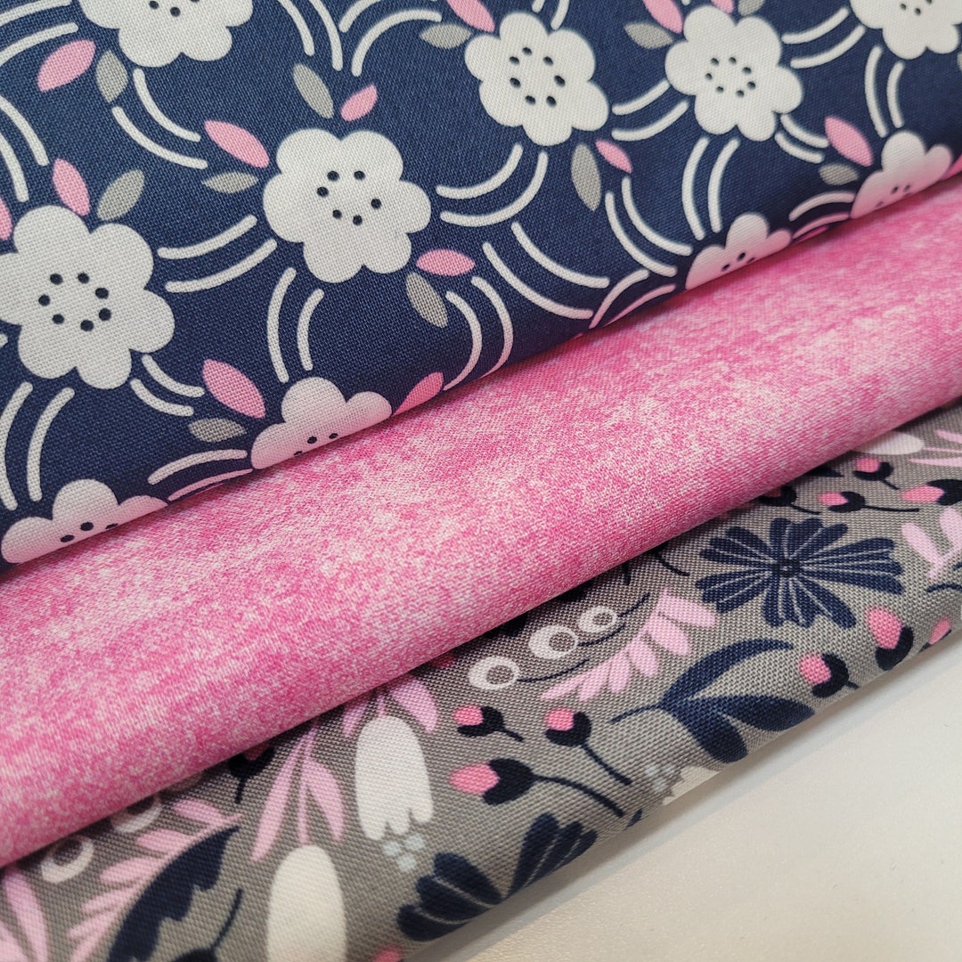 3-yard Fabric Bundle - 1 Yard of Each of 3 Unique Fabrics -curated and ...