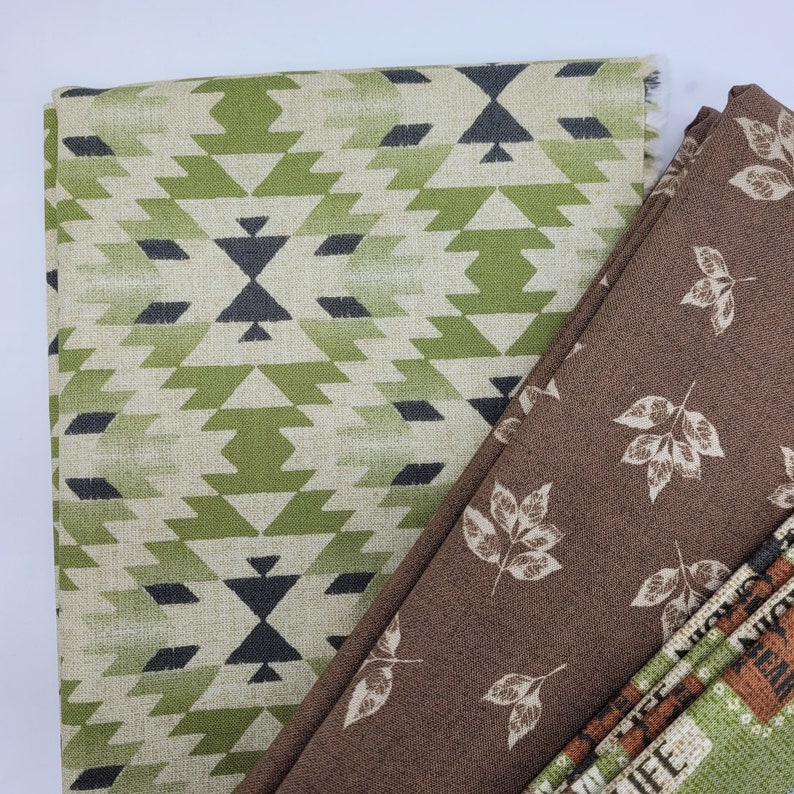 3-yard Fabric Bundle 1 Yard of Each of 3 Unique Fabrics curated and ...