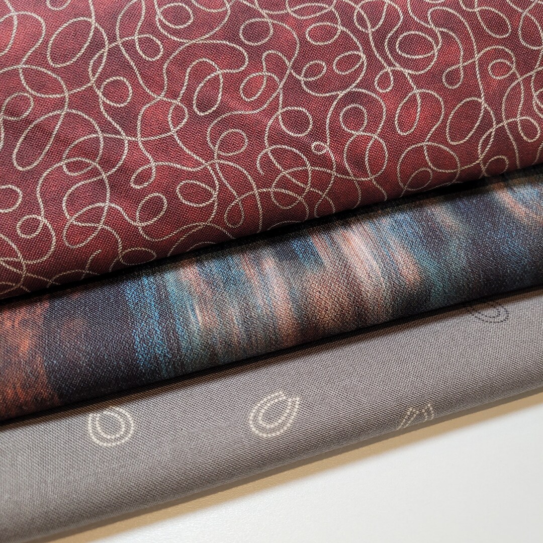 3-yard Fabric Bundle - 1 Yard of Each of 3 Unique Fabrics -curated and Specifically Designed for ...