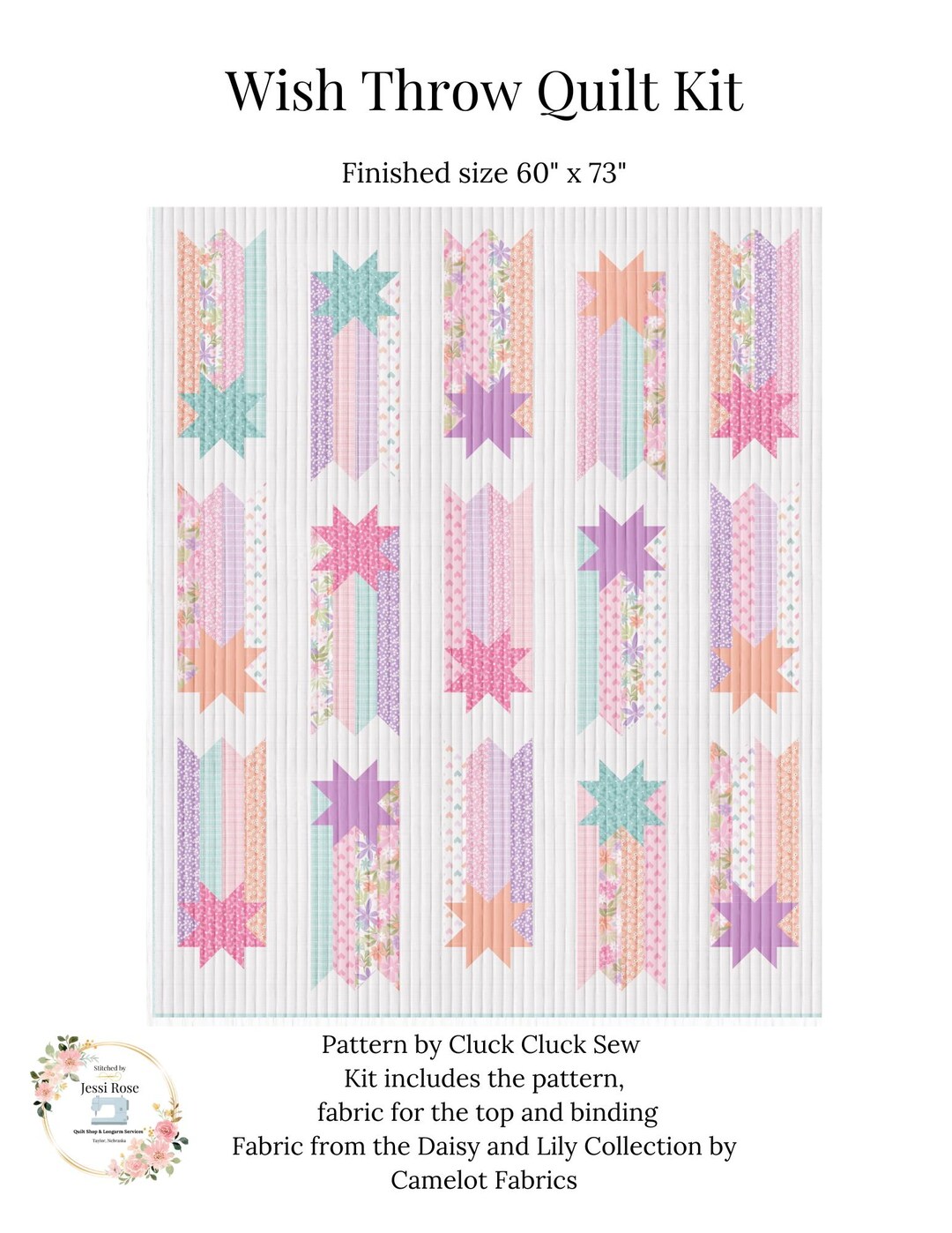 Wish Throw Quilt Kit - Etsy