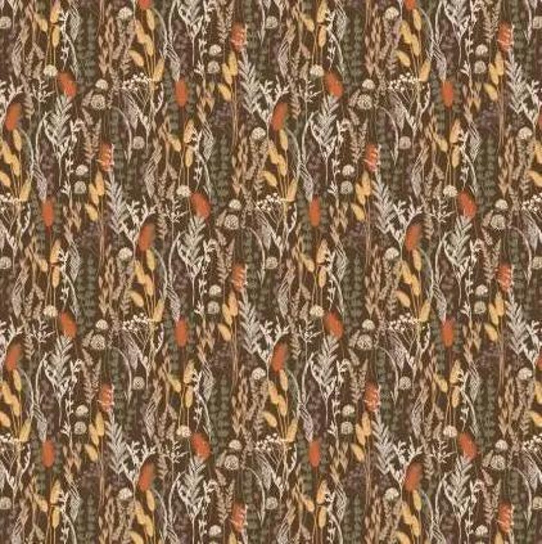Whispering Grasslands - Brown by Camelot Fabrics by the Yard 4104 - Etsy