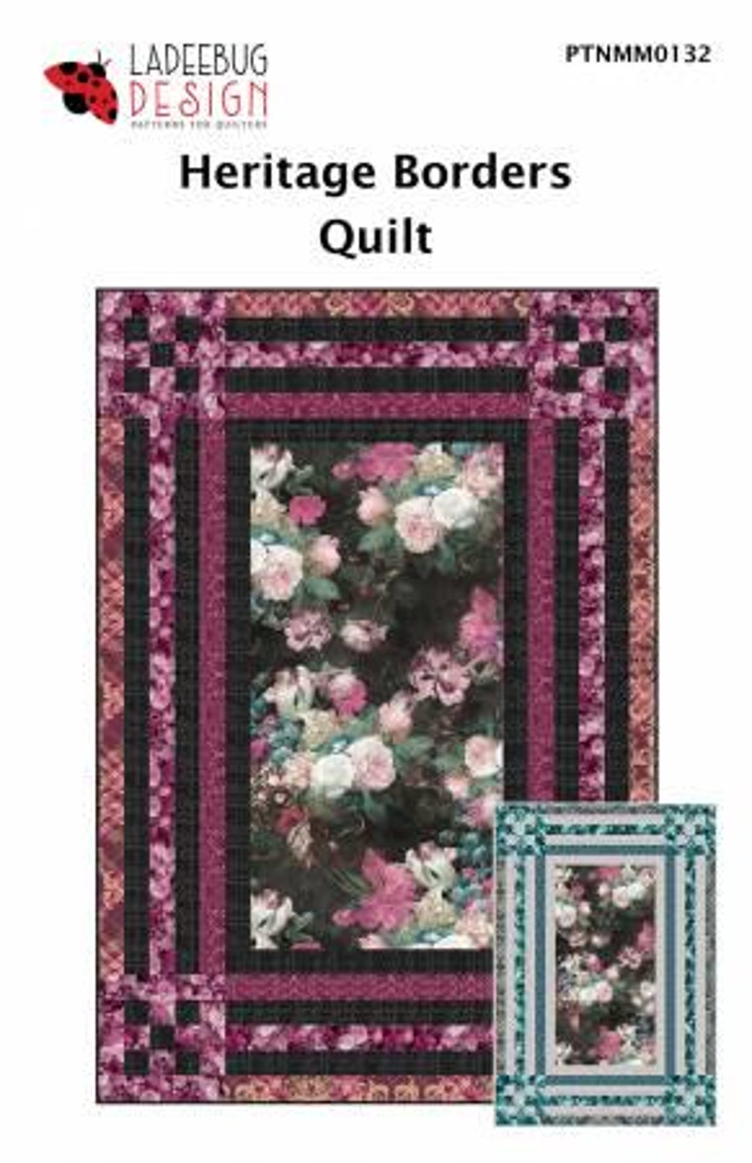 Heritage Borders Quilt: A Physical Pattern by Ladeebug Design - Etsy