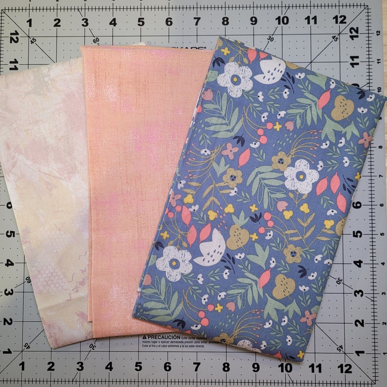 3 yard Fabric Bundle 1 Yard Of Each Of 3 Unique Fabrics Curated And