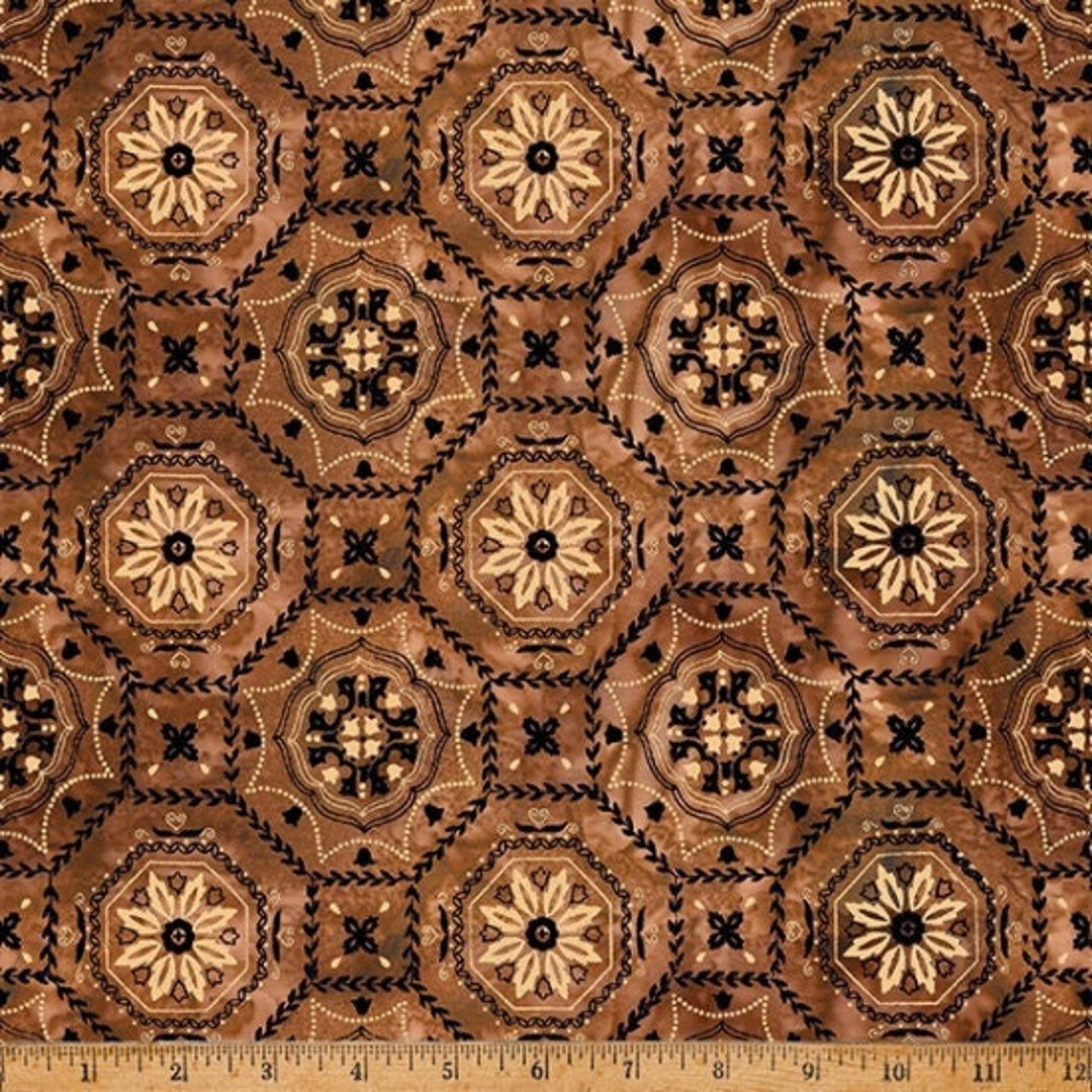 On the Range V5316-a25-antique-beige Hoffman Digital Print Fabric by ...