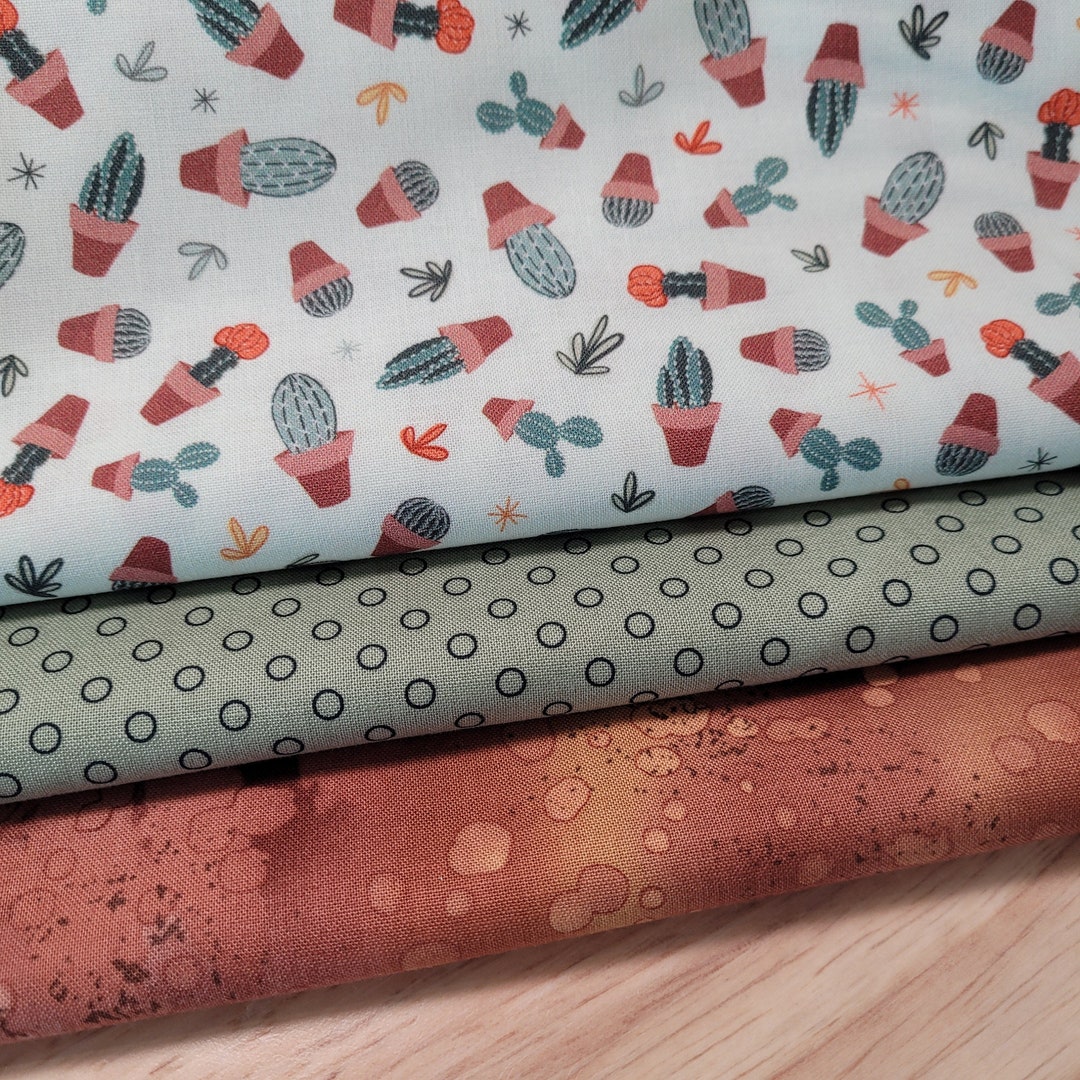 3-yard Fabric Bundle 1 Yard of Each of 3 Unique Fabrics curated and ...